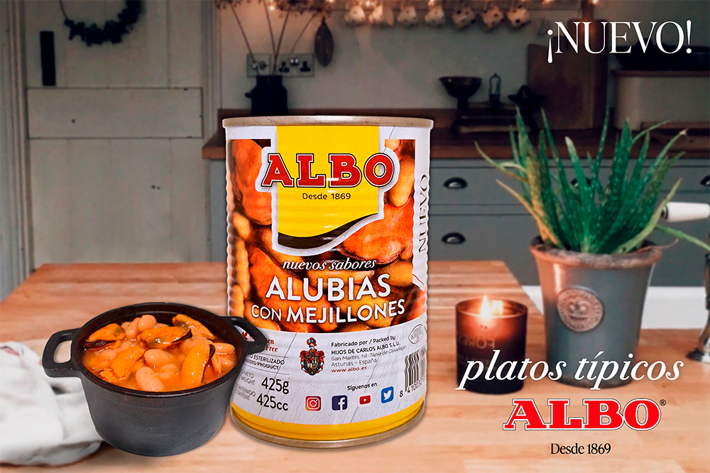 Alubias con mejillones - Conservas Albo®